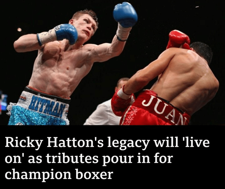 Sad!!! British Boxer, Ricky Hatton Dies At 46, Just Months Before ...